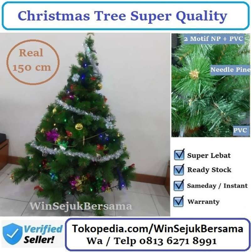 Promo Promo Pohon Natal 1,2 Meter / Pohon Natal 120 Cm / Pohon Natal 4 ...