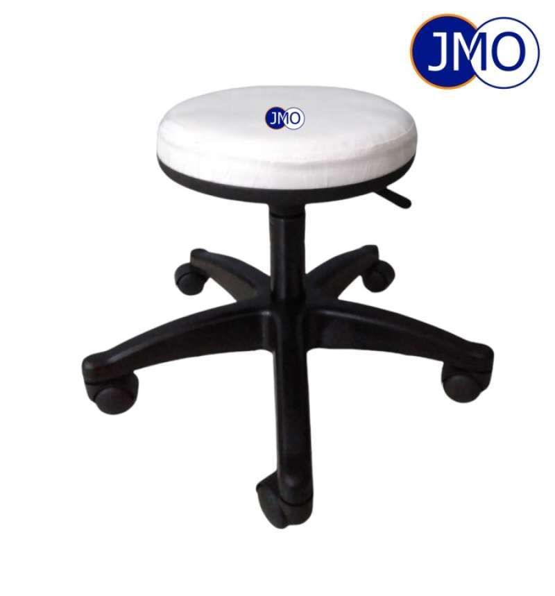 Promo New Kursi Salon/Kursi Stylist/Kursi Facial/Kursi Lab (Kaki Hitam ...