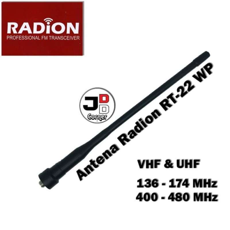 Promo Antena HT Radion RT-22WP ORI Dual Band VHF & UHF RT22WP A9 ...