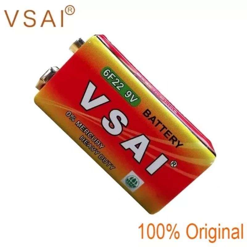 Jual Beterai 9V 6F22 Batre VSAI Original - Baterai Remote Control ...