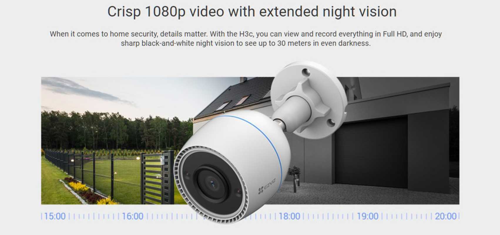 Jual EZVIZ CS - H3C Smart Wifi IP Camera CCTV Outdoor 2MP Night Vision ...