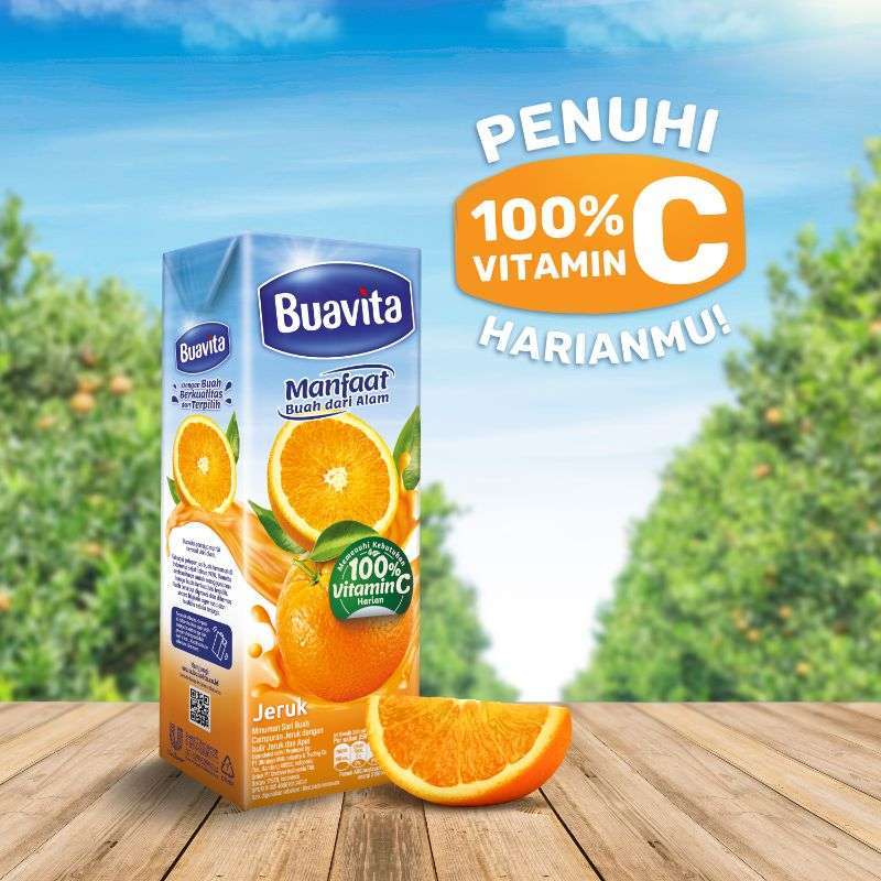 Promo Paket Kartonan Buavita Orange [245 mL x 24 Pcs] Diskon 12% di Seller Unilever Beverage ...