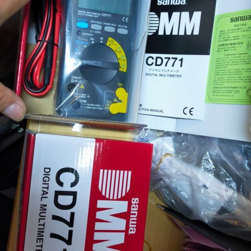 Promo SANWA CD 771 MULTIMETER DIGITAL SANWA CD771 MULTITESTER ...