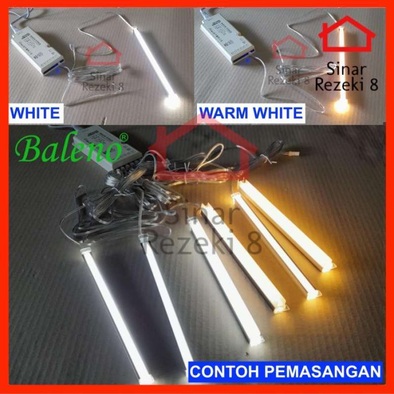 Promo LIST LED KACA U2 + LAMPU / STRIP RUMAH ALUMINIUM AMBALAN LIS ...
