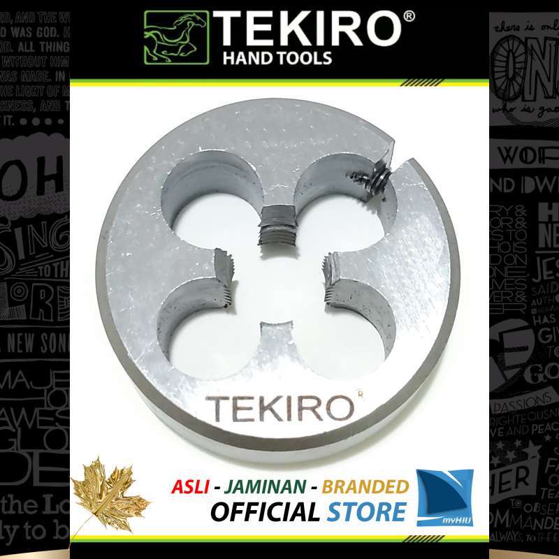 Jual Mata Snai Senai Snei Snay Dies M10 x 1,00 mm - Adjustable Round Dies TEKIRO di Seller Hiu ...