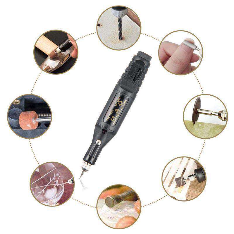 Promo Kit Pena Ukir Mikro, 60 / 70 Buah Alat Pen Ukir Berkabel ...