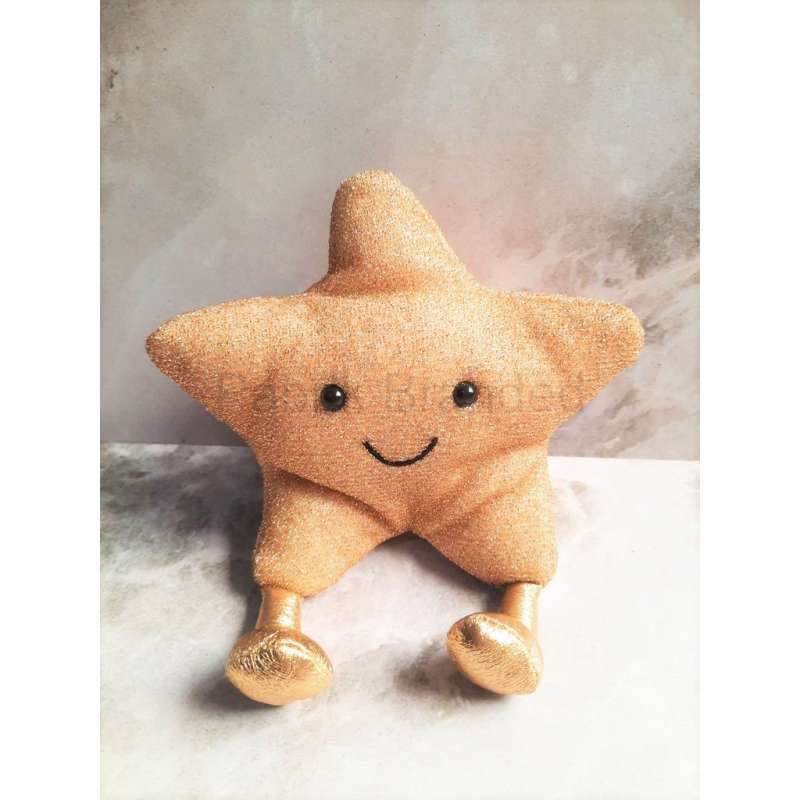 Jual freshionable jellyc4t Amuseable star plush Soft Toy bintang emas ...