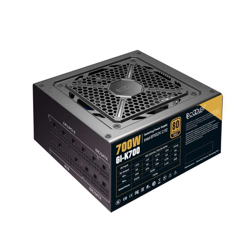 Jual PSU PCCooler GI-K700 700 Watt 80+ Gold Full Modular | Power Supply ...