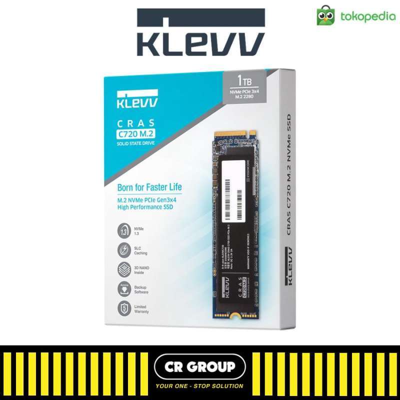 Jual CRGROUP X KLEVV CRAS C720 M.2 NVMe SSD 512GB PCle 3x4 - 1TB di Seller CRGroup - Angke, Kota ...