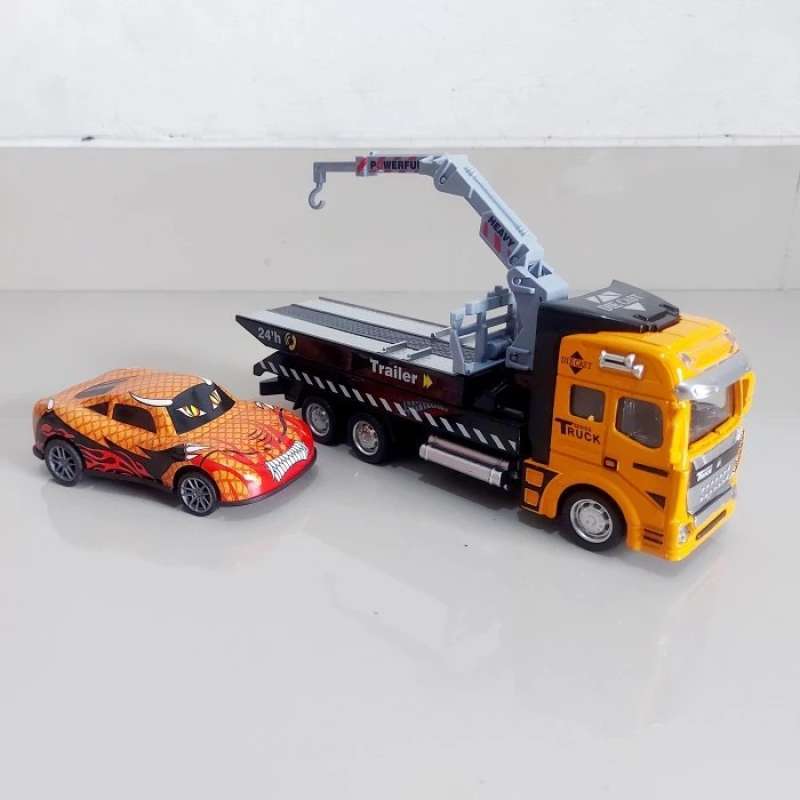 Promo DIECAST MOBIL TRUK DEREK ALLOY PULLBACK - MINIATUR TRUCK TOWING ...