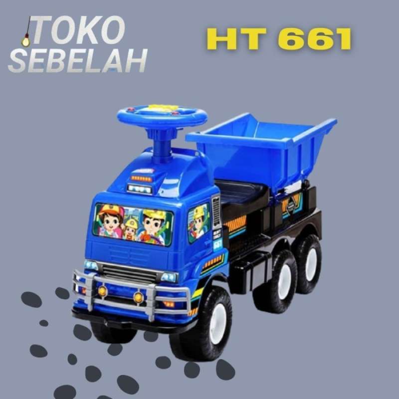 Promo MAINAN RIDE ON TRUCK SHP TOYS HT 661 - TRUK DORONG MOBIL MOBILAN ...