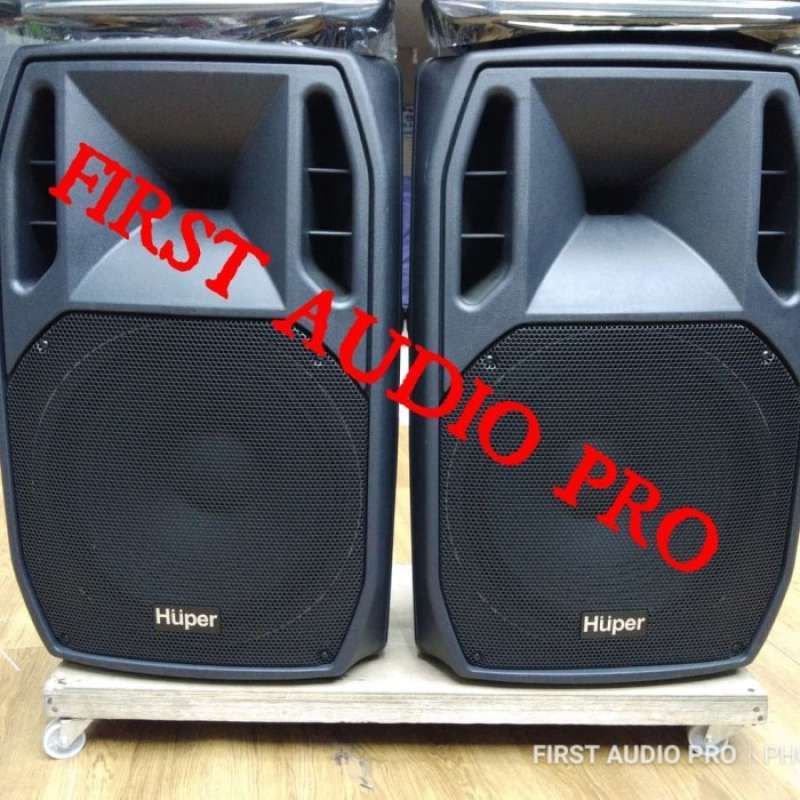 Promo PAKET SOUND SYSTEM SPEAKER AKTIF HUPER AK15A / AK 15A SOUNDCRAFT ...