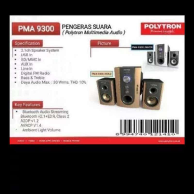 Promo SPEAKER HOME THEATER POLITRON PMA 9300 BLUTOOTH - XIONSTORE ...