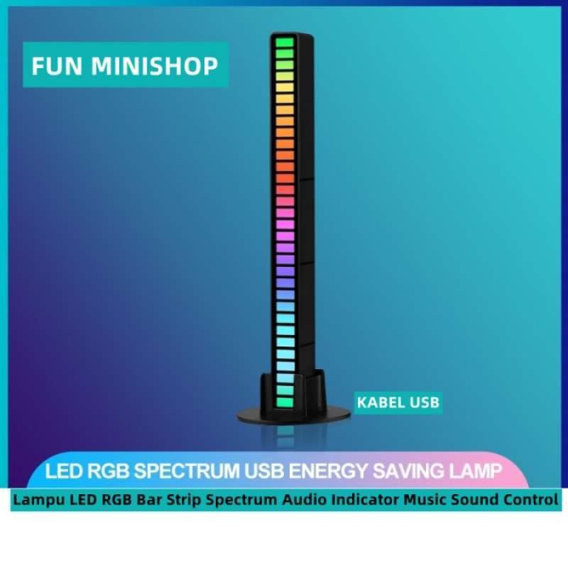 Promo AUDIO SPECTRUM INDICATOR BAR LED RGB - XIONSTORE Diskon 50% di ...