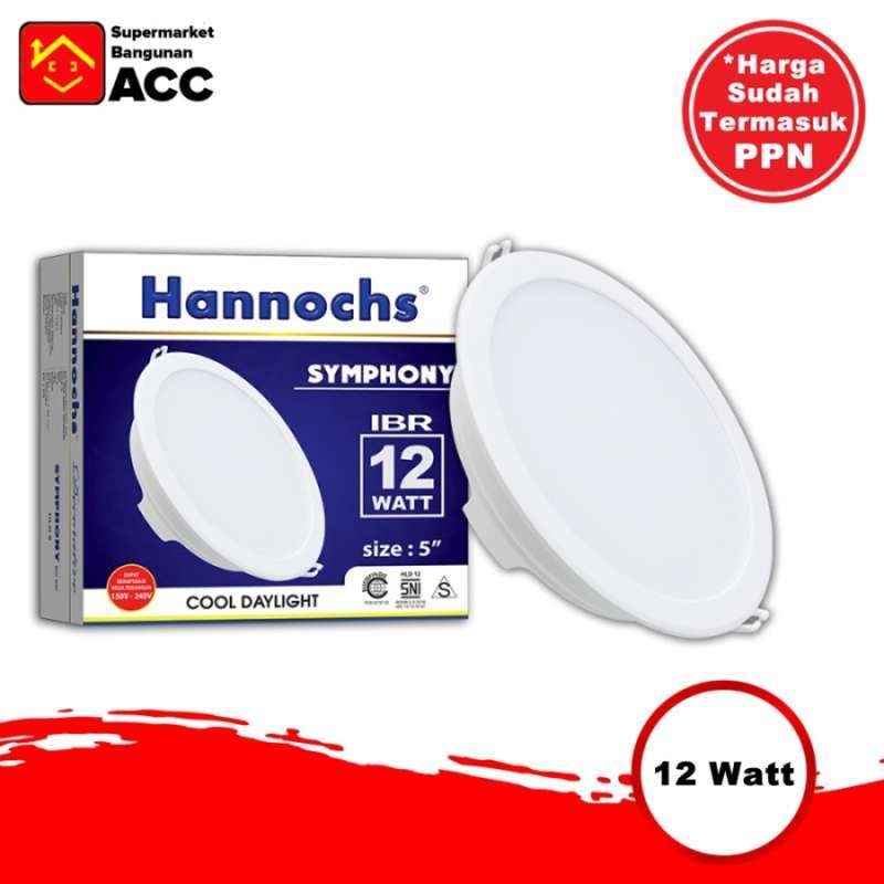 Jual Hannochs Lampu Downlight LED Symphony 12 Watt IBR di Seller ...