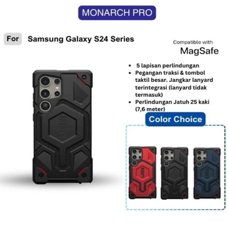 Promo Case Samsung S24 Ultra UAG URBAN ARMOR GEAR MONARCH PRO Magsafe Diskon 8% di Seller ...