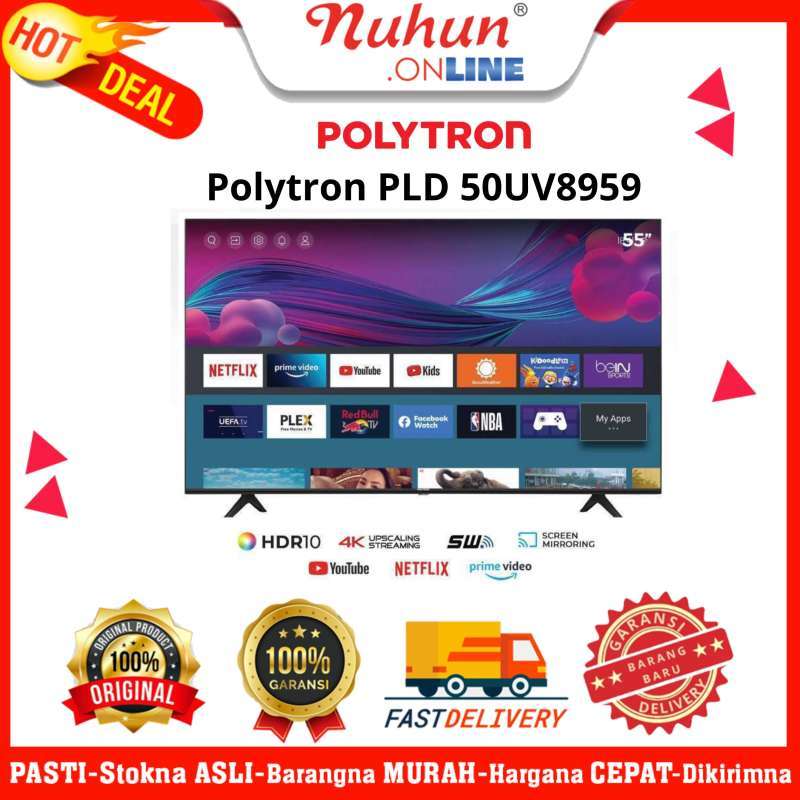 Jual Smart TV Polytron PLD 50UV8959 di Seller Nuhun Online - Nuhun ...