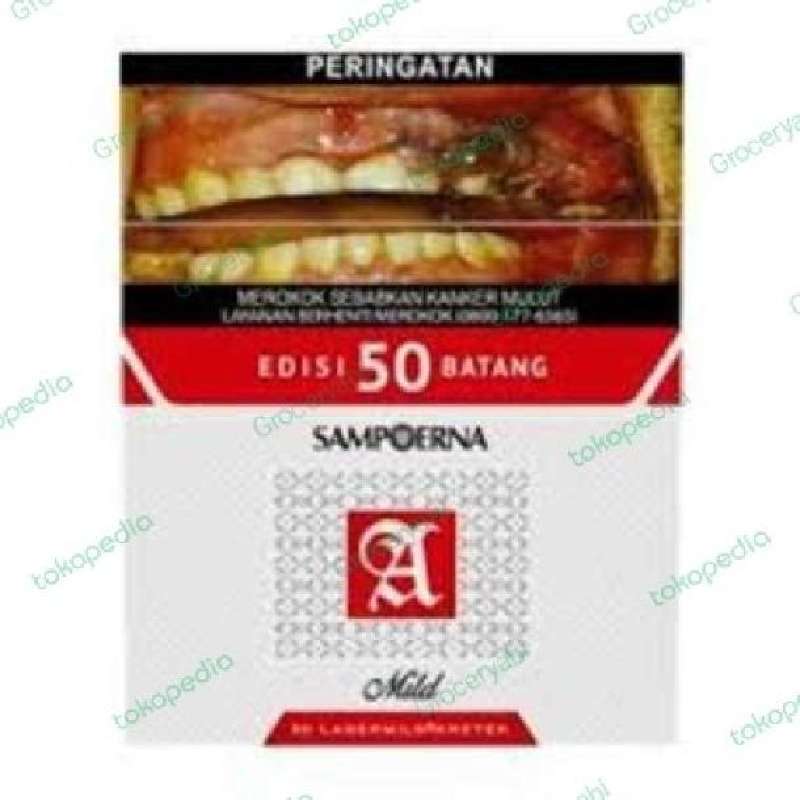 Jual Per Slop Sampoerna Rokok Filter Mild Merah Bks 50's Di Seller ...