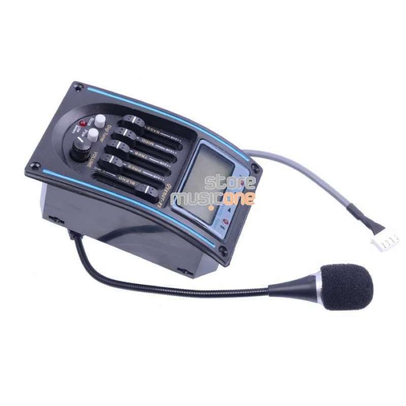 Promo PREAMP AMPLIFIER GITAR EQ TUNER DENGAN MICROPHONE - LC-5 - HITAM ...