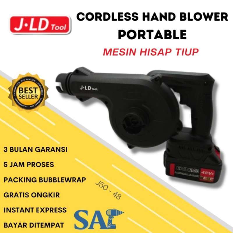 Promo JLD TOOLS MESIN HISAP TIUP J50-48 PORTABLE - CORDLESS HAND BLOWER ...