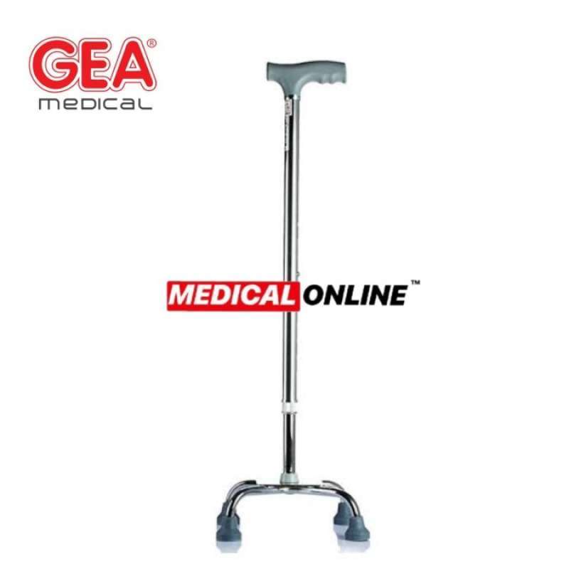 Promo TONGKAT KAKI 4 MANULA / LANSIA ALAT BANTU JALAN FS932 GEA MEDICAL ...