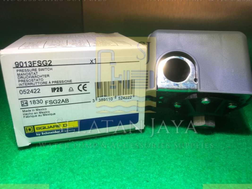 Promo OTOMATIS POMPA / PRESSURE SWITCH SQUARE D 9013 FSG-2 GRUNDFOS ASLI - - Tanpa Kabel Diskon ...