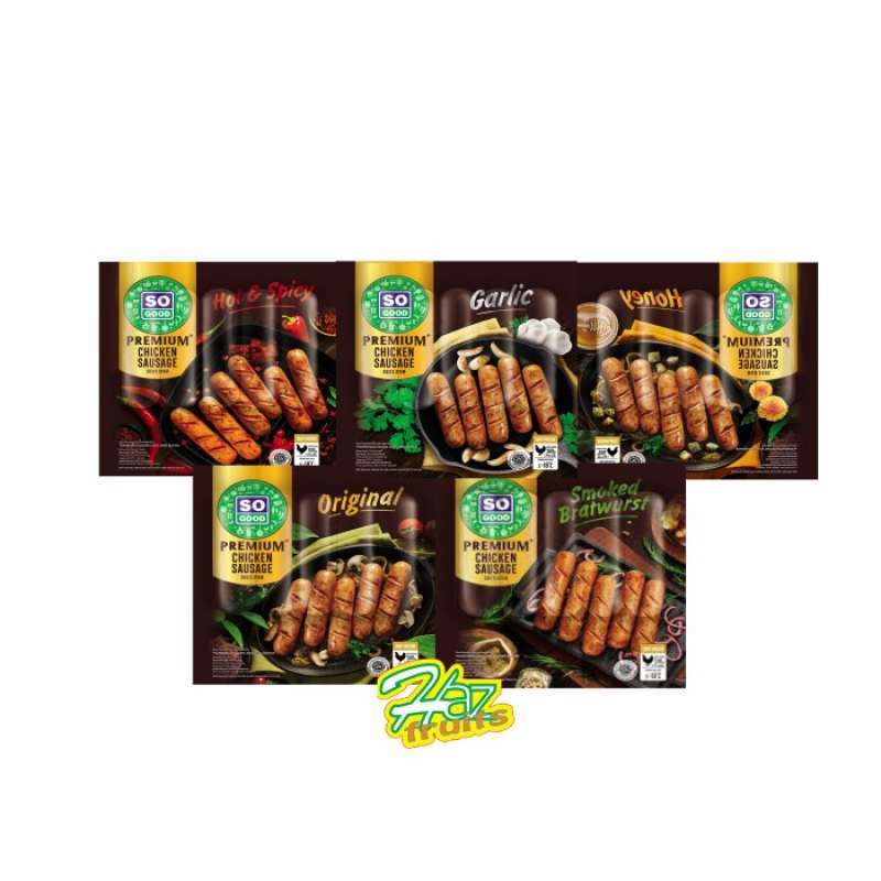 Jual So Good Premium Chicken Sausage | Sosis Ayam Premium 300g di ...