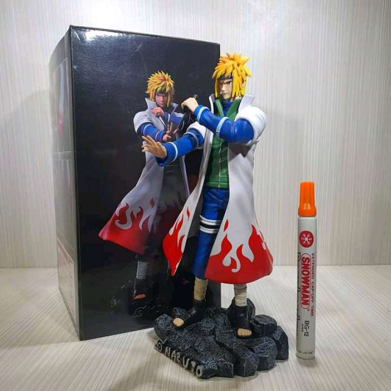 Jual mainan static figure Minato yondaime Uzumaki naruto tinggi sekitar ...