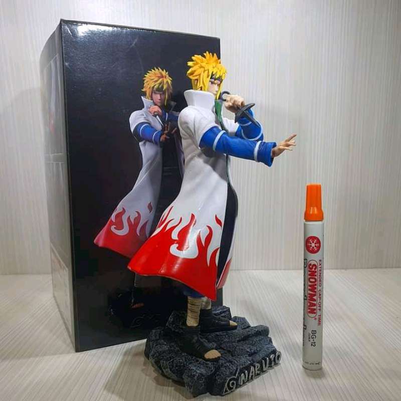 Jual mainan static figure Minato yondaime Uzumaki naruto tinggi sekitar ...