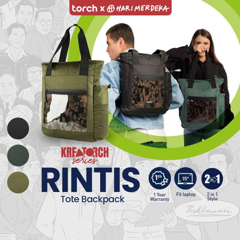 Promo Torch Rintis Tote Bag Backpack Totebag Artwork Spesial Hari ...