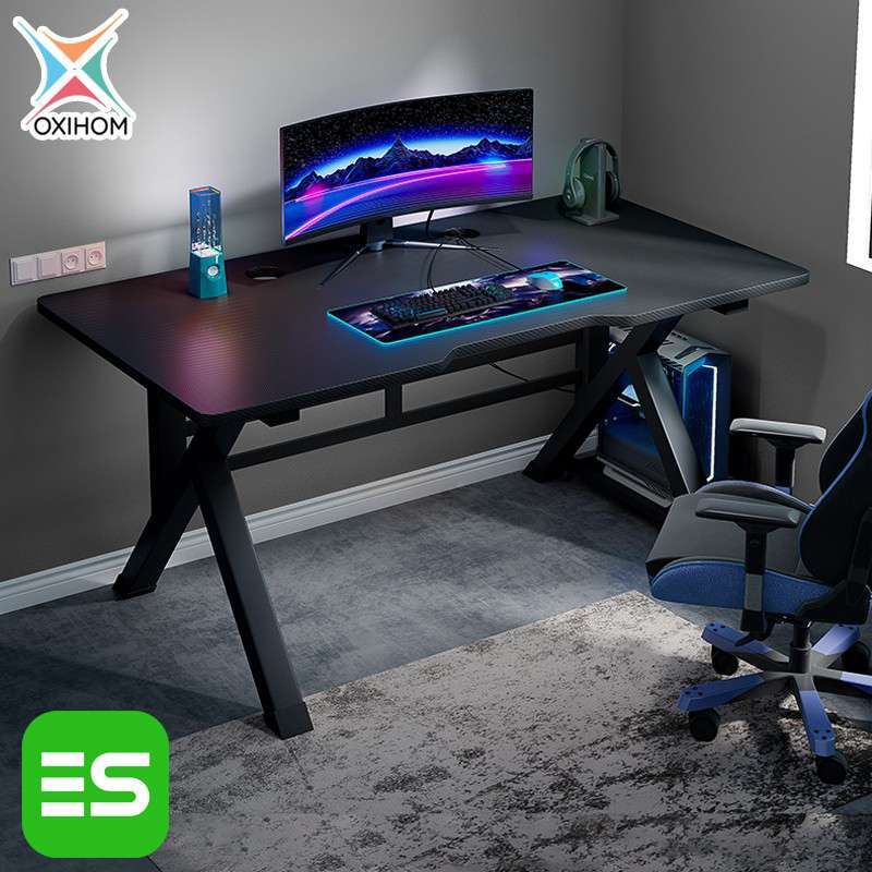 Jual Meja Oxihom F1301 Hitam | Meja Kantor | Meja Belajar | Meja Gaming ...