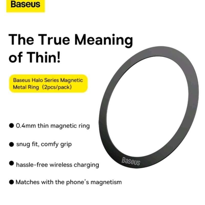 Jual Baseus Magnetic Metal Ring For MagSafe Besi Plat Magnet For ...