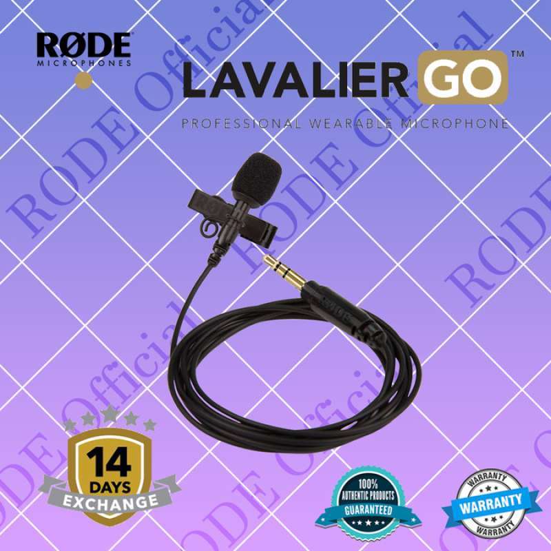 Promo RODE LAVALIER GO PROFESSIONAL-GRADE WEARABLE MICROPHONE - Diskon ...