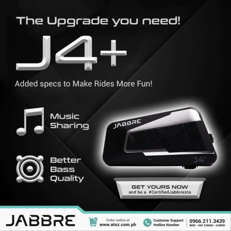 Promo Intercom Helm Bluetooth Jabbre J4 Plus Diskon 9% Di Seller ...