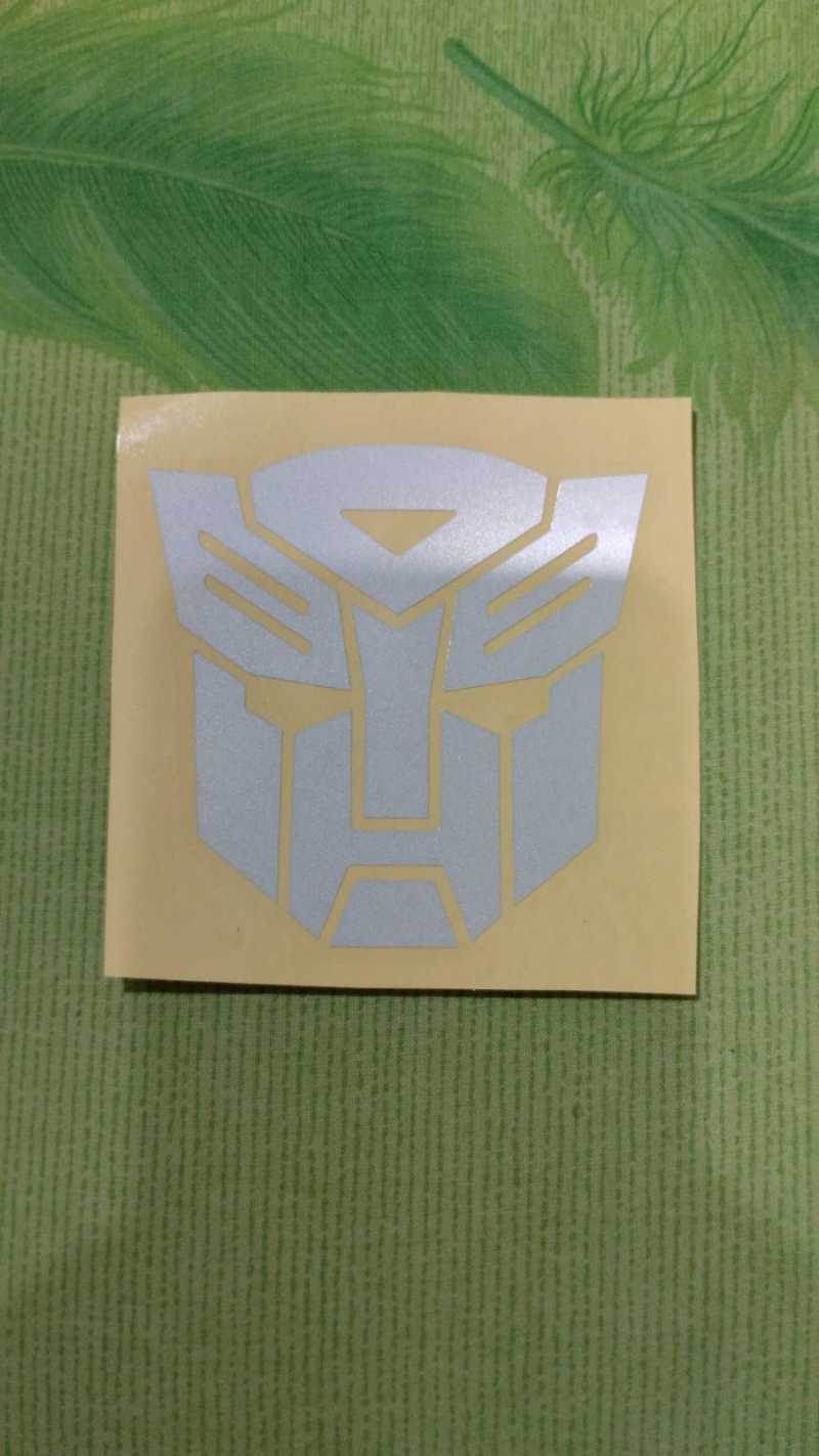 Jual Sticker Cutting Autobot Transformer - Chrome Silver di Seller ...