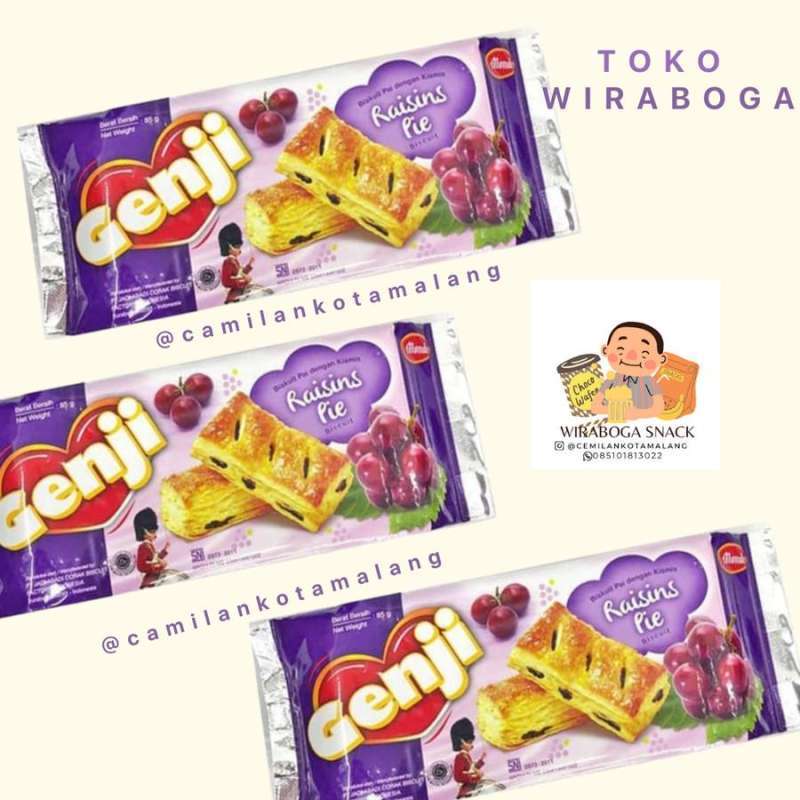 Jual MONDE GENJI PIE 70 gram / Monde Genji Biskuit Pai - Raisins Pie di ...