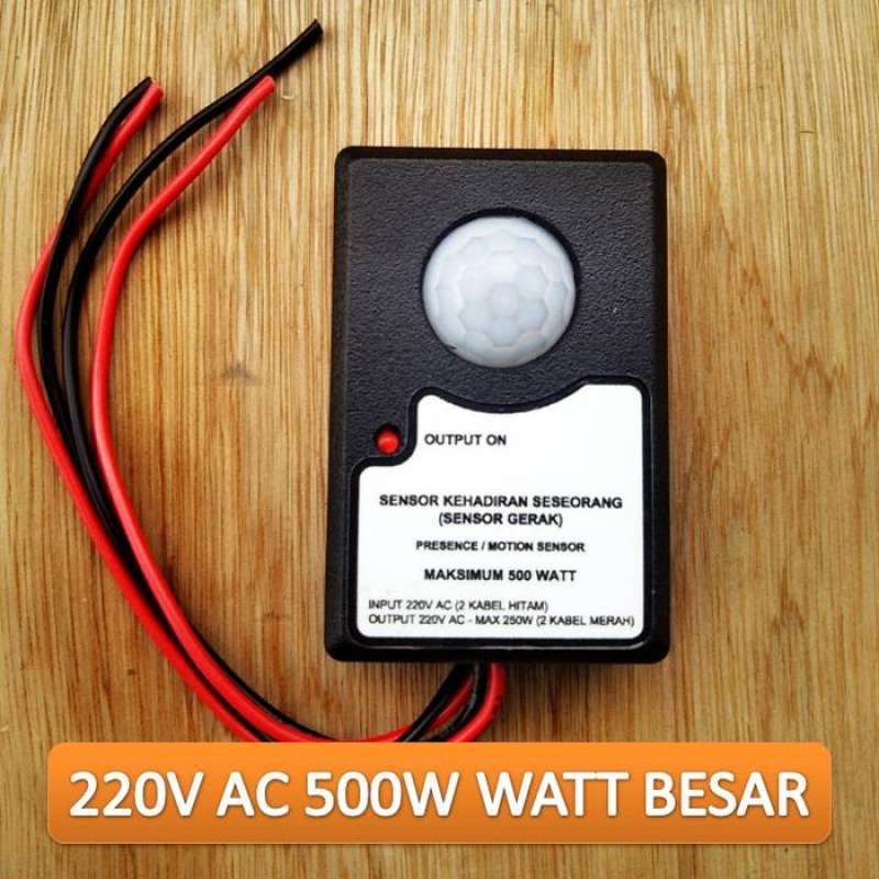 Promo SAKLAR SENSOR GERAK 500W AC 220V OTOMATIS WATT BESAR Diskon 50% ...