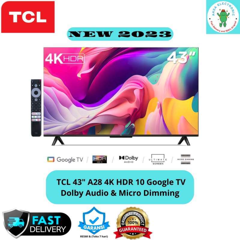 Jual Tcl 43a28 Google Tv Uhd 4k Hdr Dolby Audio 43inch Di Seller Aksa ... Jual Tcl 43a28 Google Tv Uhd 4k Hdr Dolby Audio 43inch Di Seller Aksa ...