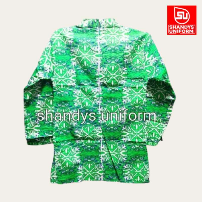 Jual Baju Batik Sma Al-azhar Model Tunik Kancing Lengan Panjang Di ...