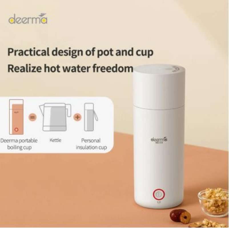 Jual Deerma Portable Boiling Cup Teko Botol Termos masak air di Seller ...