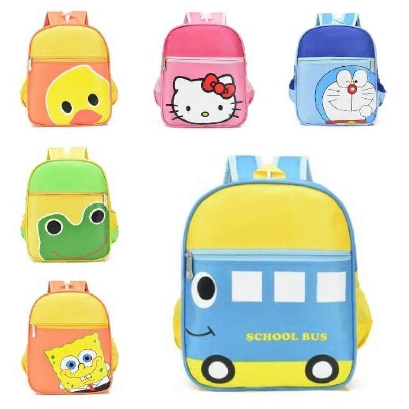Jual TAS RANSEL ANAK PAUD TK SEKOLAH DORAEMON HELLO KITTY SPONGEBOB ...