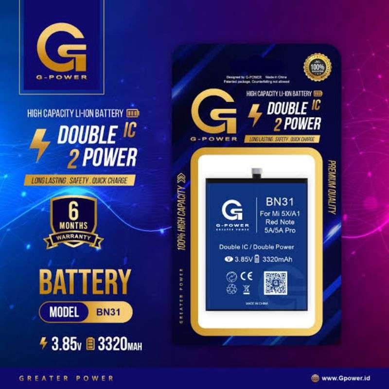 Jual Batre Xiaomi Redmi Note 5 Double Power Spesifikasi Original, Murah & Diskon Harga April ...