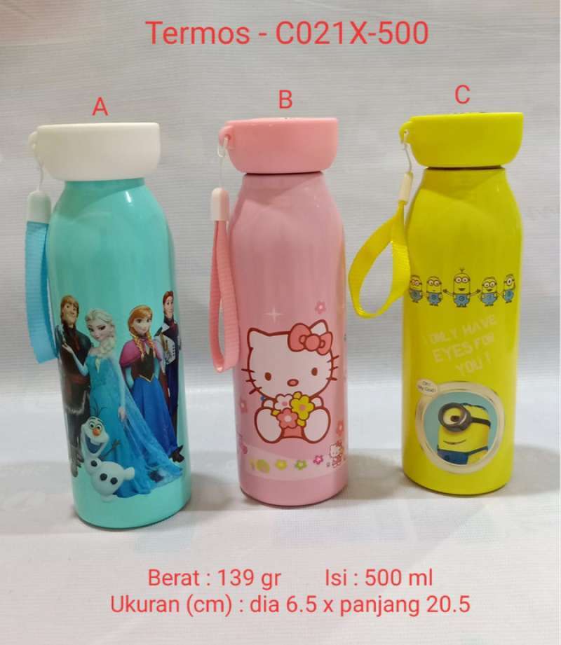 Promo TERMOS BOTOL AIR KARAKTER STAINLESS PANAS DINGIN ANAK SEKOLAH ...