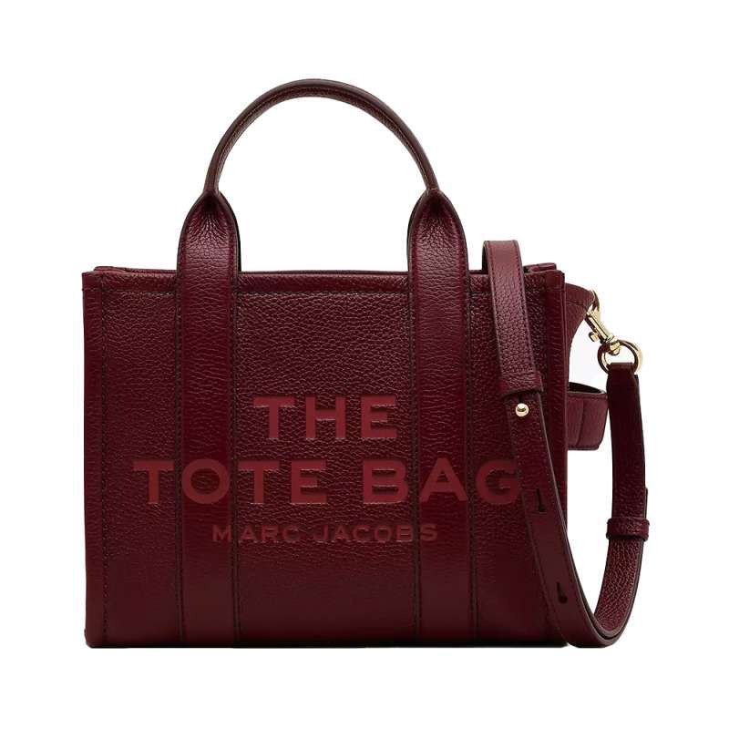 Promo Marc Jacobs The Leather Small Tote Bag Cherry Diskon 30% di ...