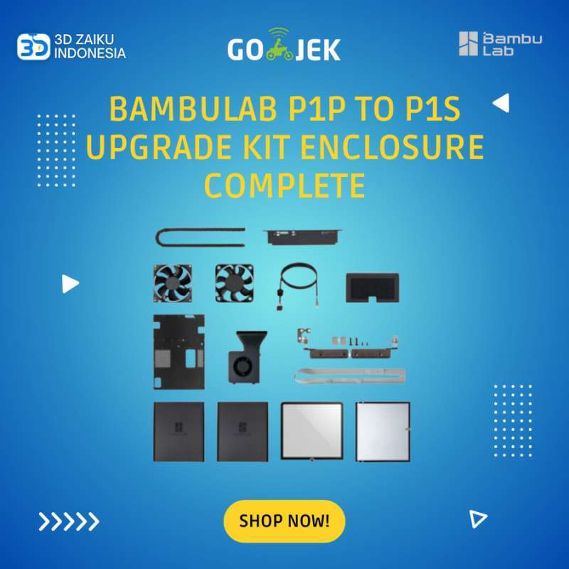 Jual 3D Printer Bambulab P1P to P1S Upgrade Kit Enclosure Complete di ...
