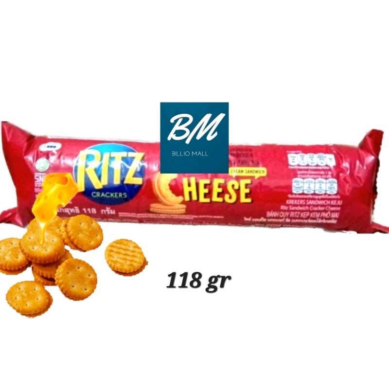 Jual RITZ Cheese Sandwich 118 gr Biskuit Keju di Seller Billio Mall ...