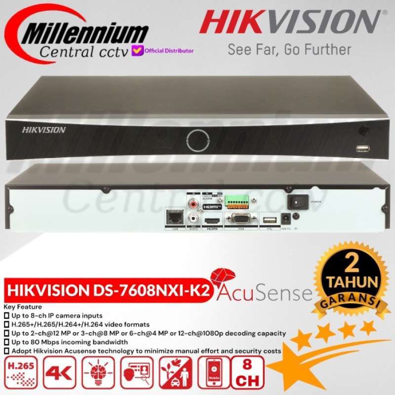 Promo Sale Nvr 8Ch Hikvision Ds-7608Ni-K2 / Nvr Hikvision 8Channel Ds ... Promo Sale Nvr 8Ch Hikvision Ds-7608Ni-K2 / Nvr Hikvision 8Channel Ds ...