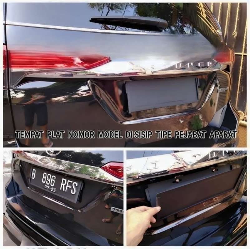 Promo DUDUKAN PLAT MOBIL LIST KUNING DAN HITAM TEBAL MODEL PEJABAT ...