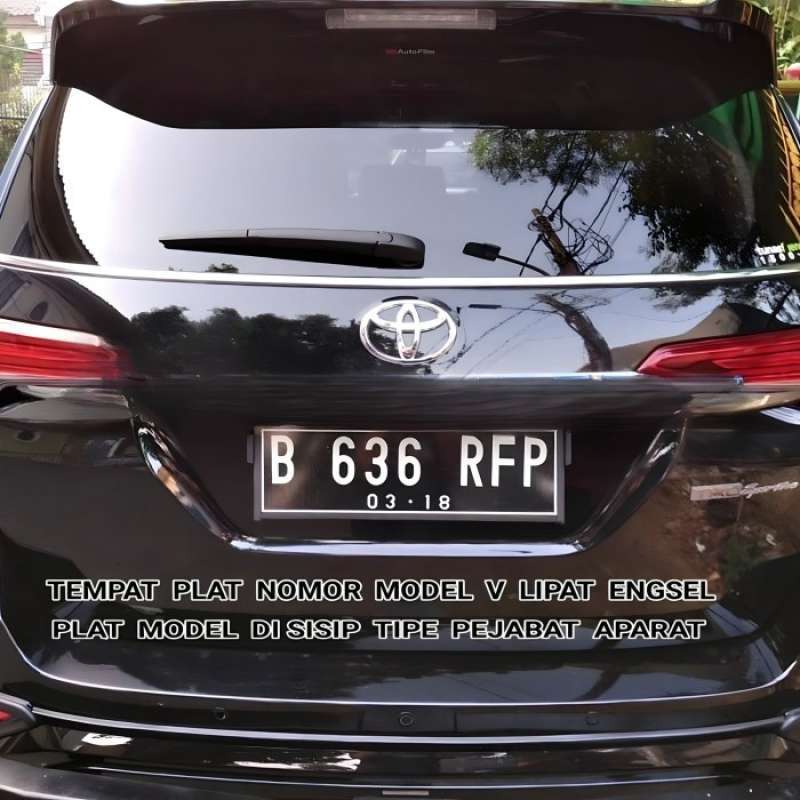 Promo DUDUKAN PLAT MOBIL LIST KUNING DAN HITAM TEBAL MODEL PEJABAT ...