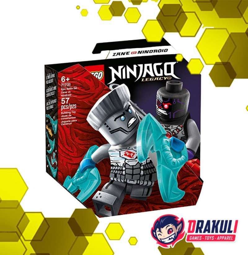 Jual Toys LEGO Ninjago Epic Battle Set - Zane vs. Nindroid 71731 di ...
